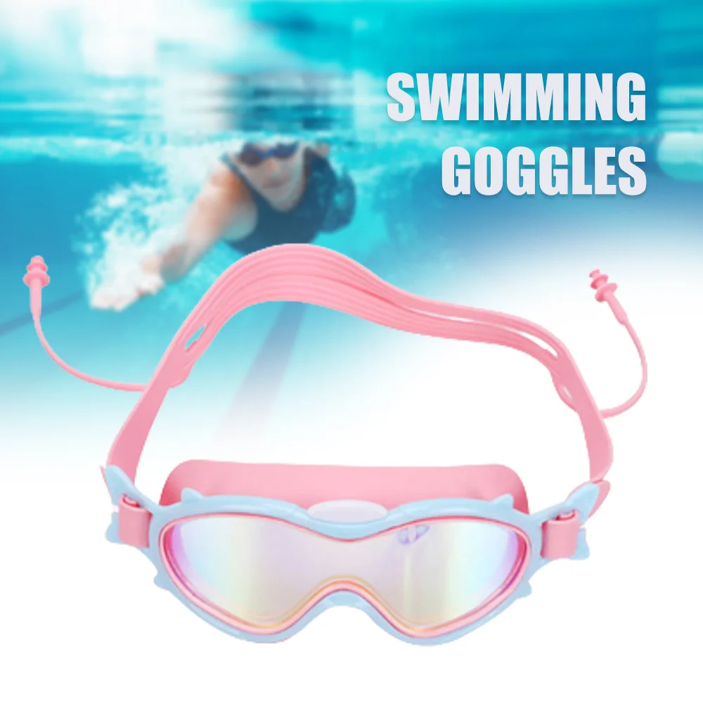 Swim-Goggles-Children-s-Macaroon-Anti-Flog-No-Leaking-Clear-Cartoon ...