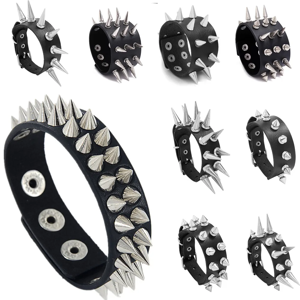 Diezi-Punk-cool-Rock-Armband-Armreif-f-r-M-nner-Frauen-Hip-Hop-Vintage ...