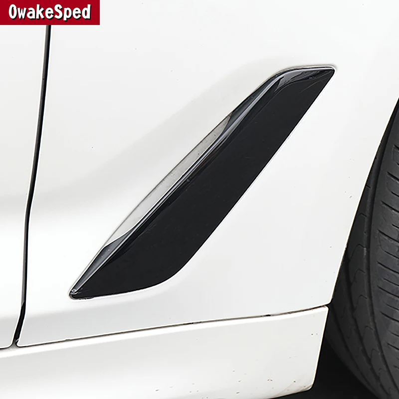 Car-Fender-Side-Air-Vent-Outlet-Hood-Intake-Cover-Trim-Carbon-Pattern ...