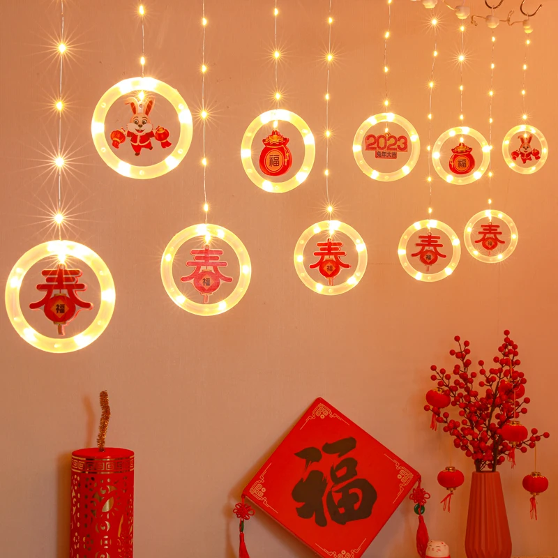 Spring-Festival-decoration-scene-layout-with-festive-and-auspicious ...