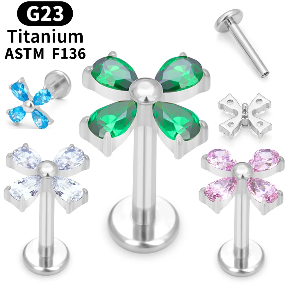 G23-Titanium-Cartilage-Piercing-Stud-Crystal-Labret-4-Zircon-Paved ...