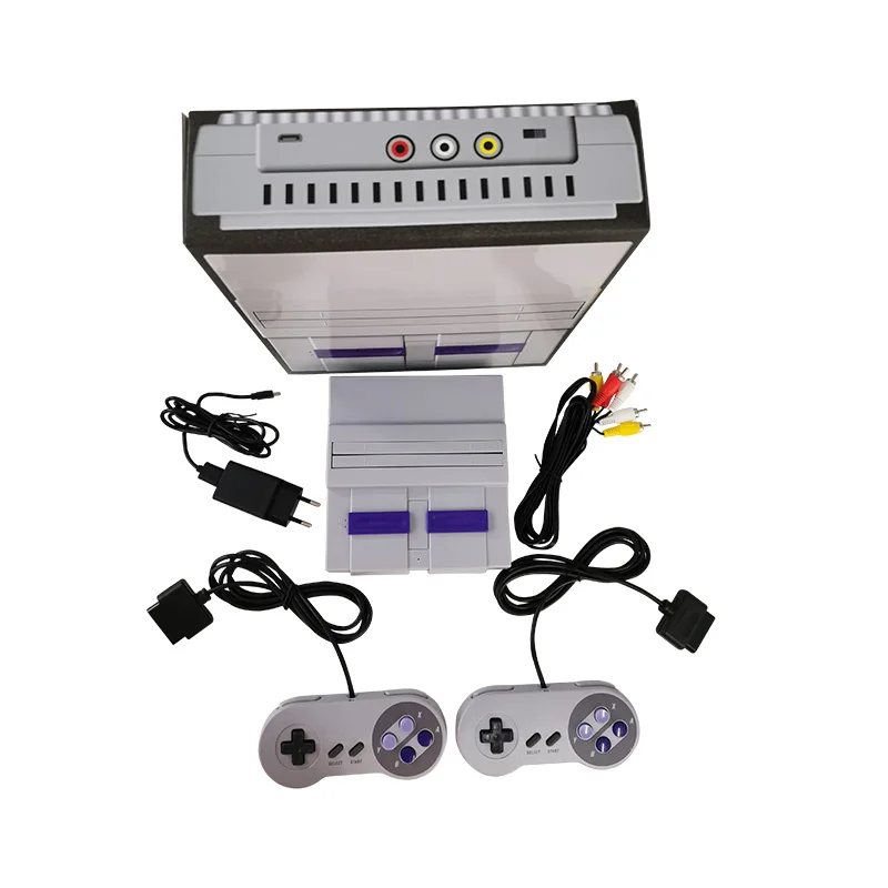 16 Bit Game Console SNES Game Console Entretenimento Sistema Compatível ...