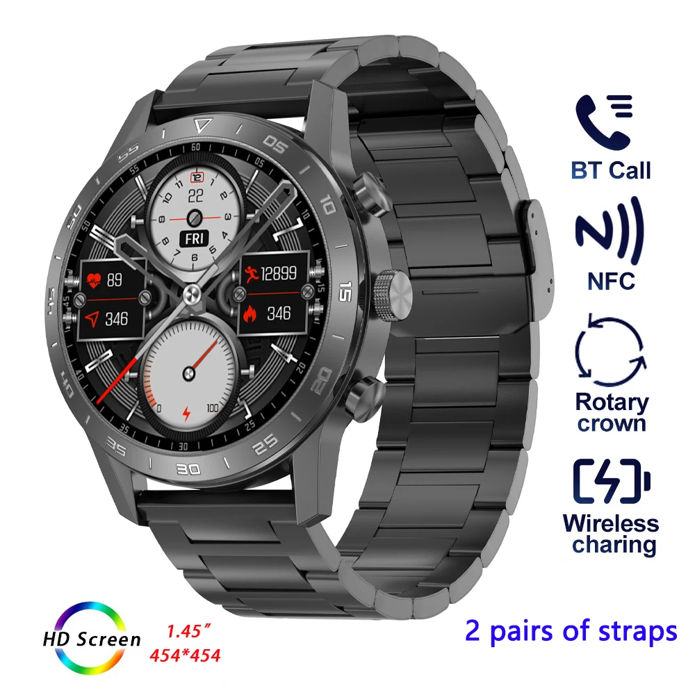 DT70-Smart-Watch-for-Men-Women-Luxury-Mechanical-Style-Smartwatch ...