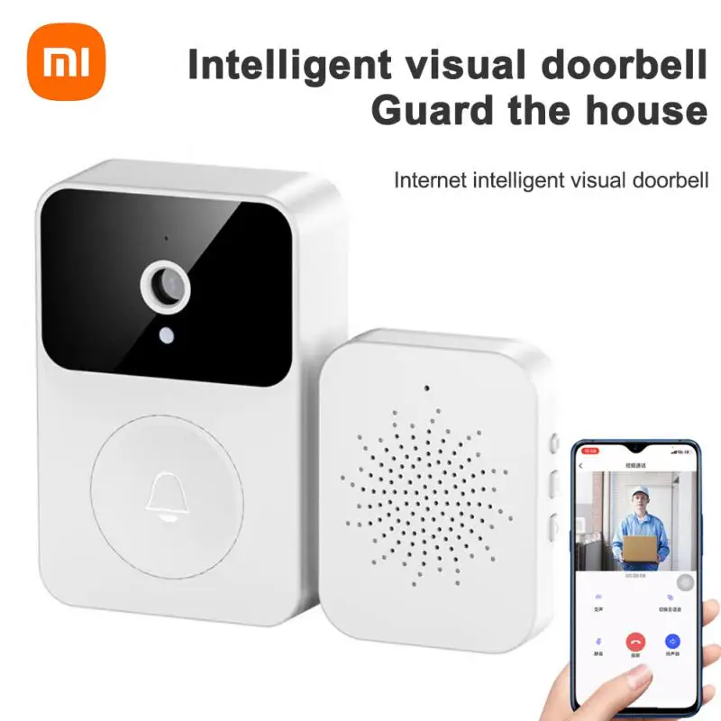 Xiaomi-WiFi-Video-Doorbell-Wireless-HD-Camera-PIR-Motion-Detection-IR ...