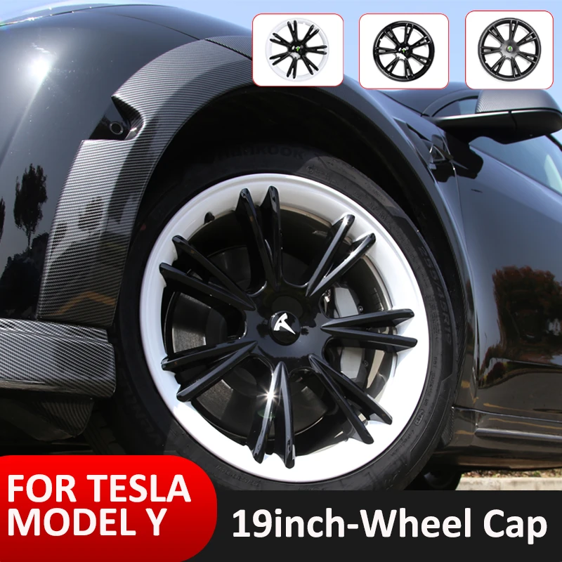 4PCS Hub Cap For Tesla Model Y Car Accessories Hub Cap Tires Accessory ...