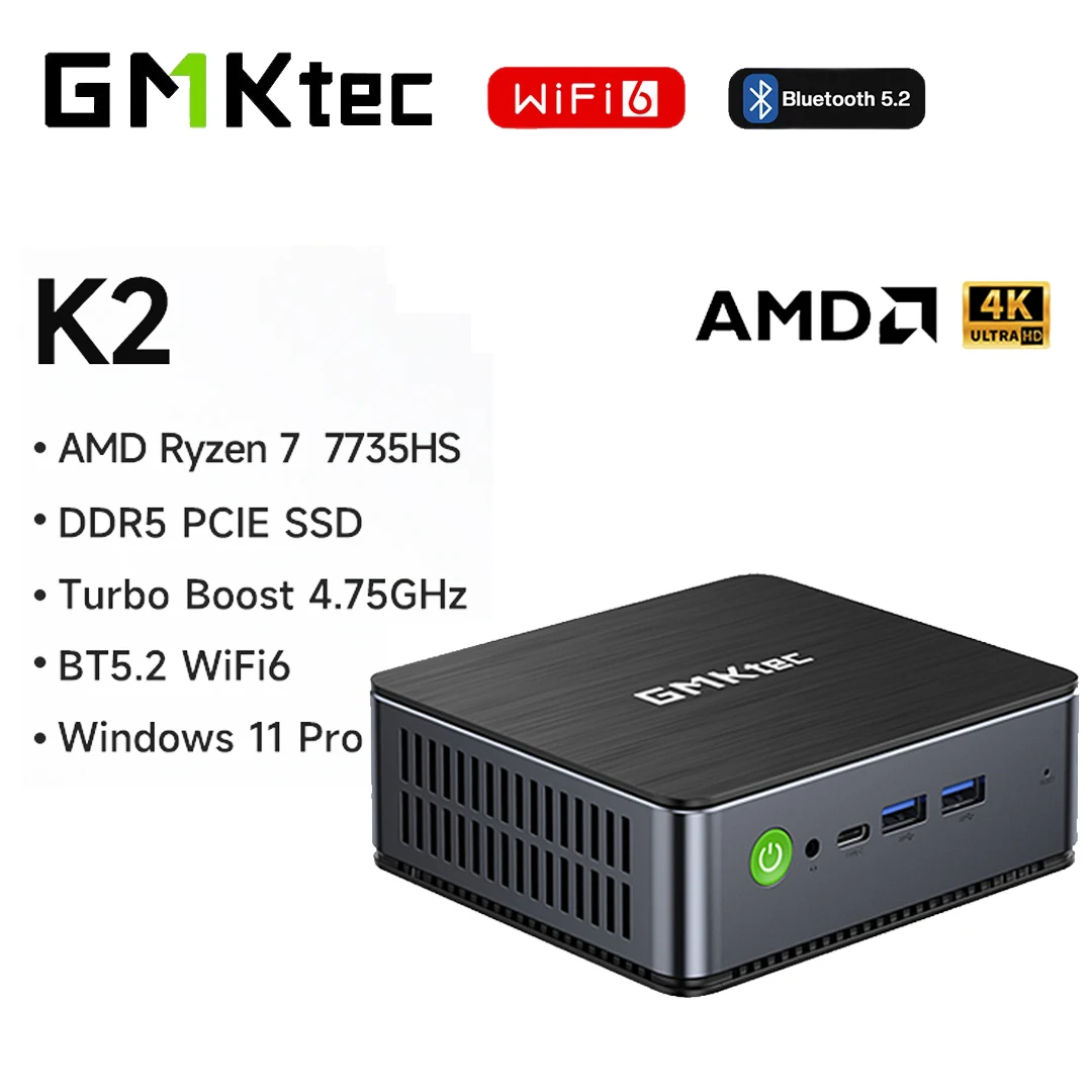 GMKtec-K2-Mini-PC-AMD-Ryzen-7-7735HS-Windows-11-DDR5-16GB-32GB-500GB ...