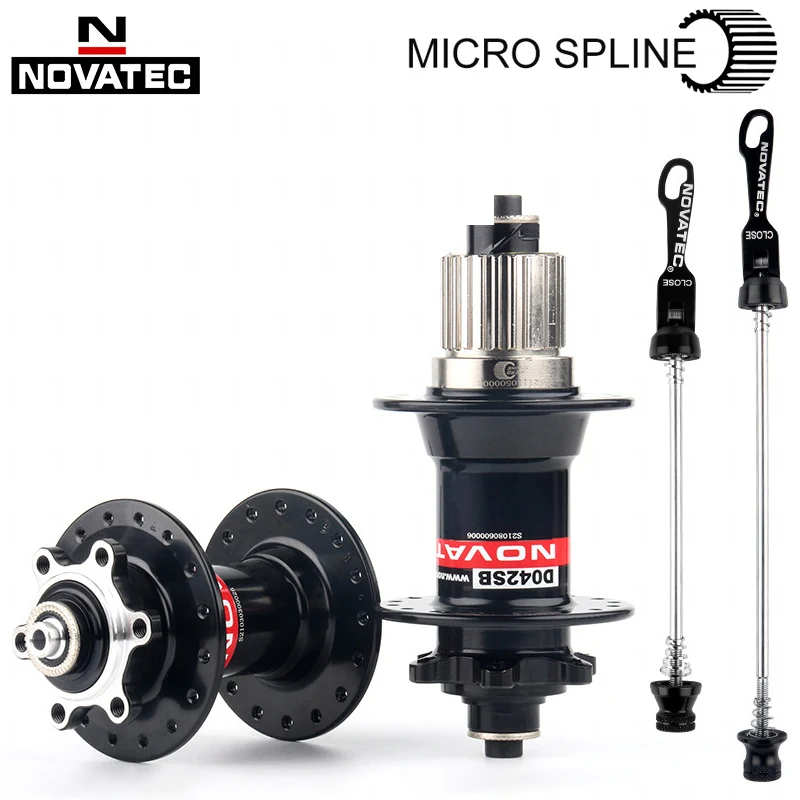 Novatec Cubo Micro Spline 12 v BOOST 32 Holes Bearings MTB Microspline ...