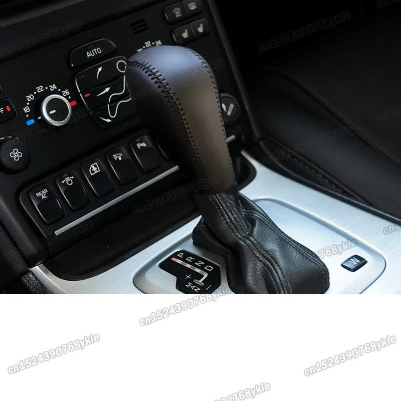 Pomo-de-palanca-de-cambios-de-cuero-original-para-coche-cubierta ...