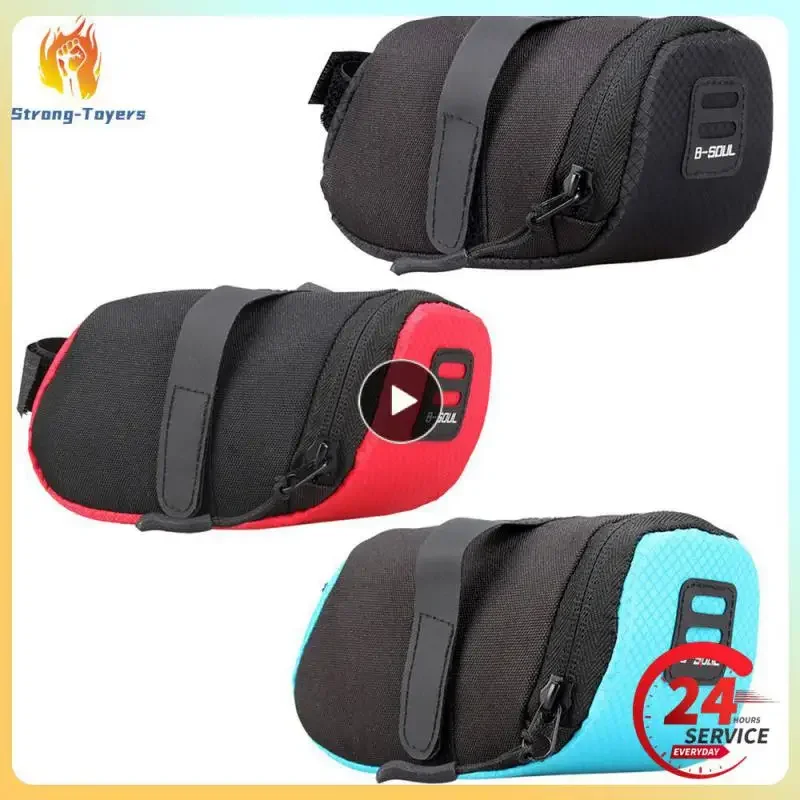 Saddle-Bag-Waterproof-Cycling-Seat-Tail-Pouch-Foldable-Seatpost-Storage ...