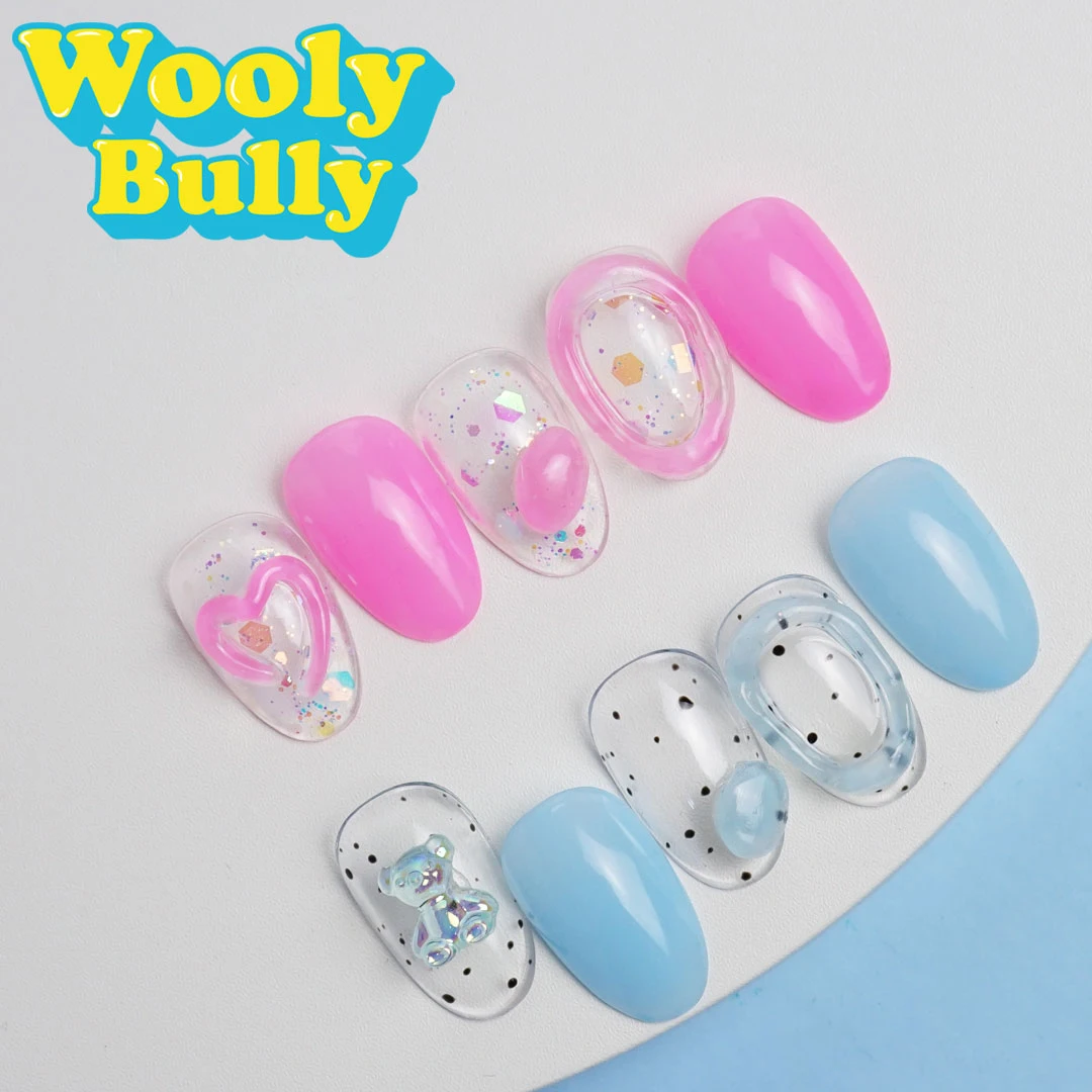 Wooly-Bully-Kitsch-Nail-Transparent-Color-Jelly-Syrup-Gel-Polish-UV-LED ...