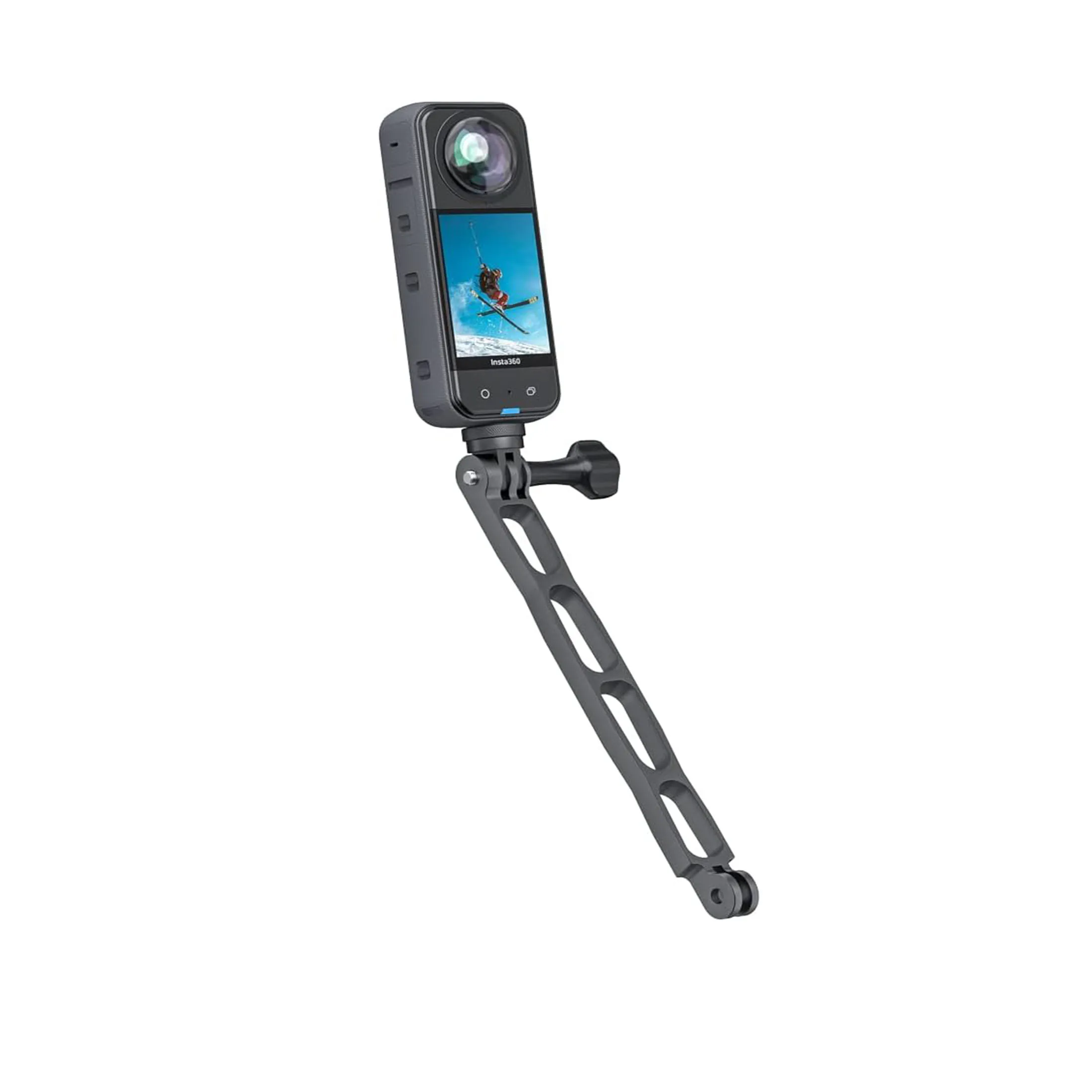 Aluminum Alloy Extension Arm for Gopro, Metal Pole Mount Helmet Stick ...