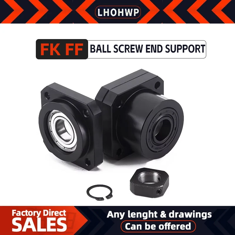 FKFF15-Screw-Support-Bracket-Fixed-Bracket-linear-Bearing-FKFF15-FK15 ...