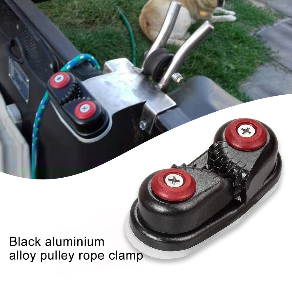Aluminum-Alloy-Rowing-Boat-Cam-Cleats-Fairlead-Rope-Gripper-Marine ...