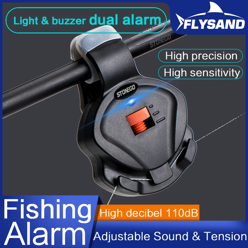 FLYSAND-Fishing-Bite-Alarm-Electronic-Fish-Alarm-Bite-Sensor-Indicator ...