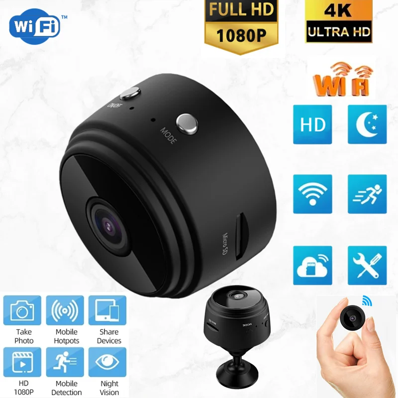 A9 Mini Camera 1080p Hd Ip Camera Ir Night Version Micro Voice Recorder ...