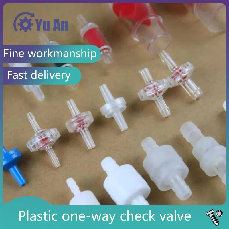 Plastic One-Way Non-Return Water One-way Valve Water Stop Valve Inline ...