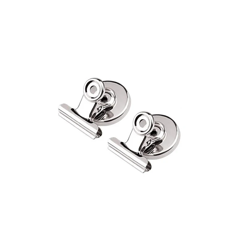 2-pcs-Neodymium-Magnet-Magnetic-Magnet-clip-metal-round-clip ...