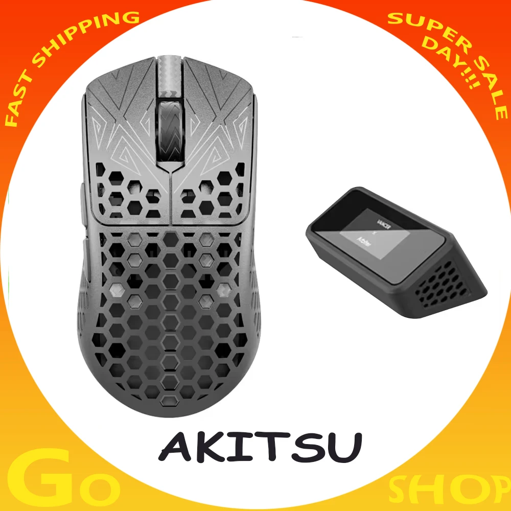Vancer-Akitsu-Wireless-Mouse-Carbon-Fibre-8K-Dual-Mode-Lightweight-LCD ...