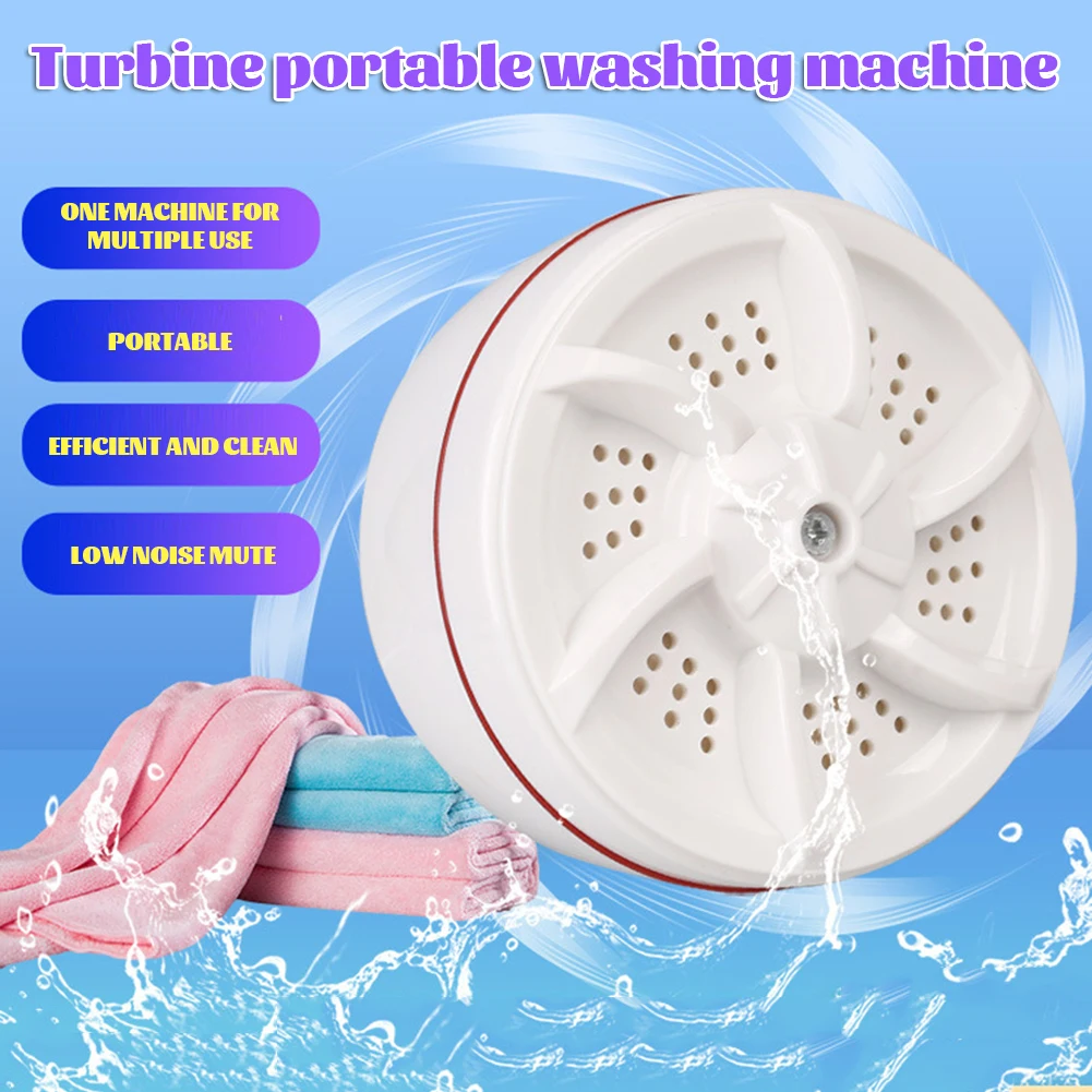 Mini-Washing-Machine-USB-Rotating-Turbine-Portable-Washing-Machine-For ...