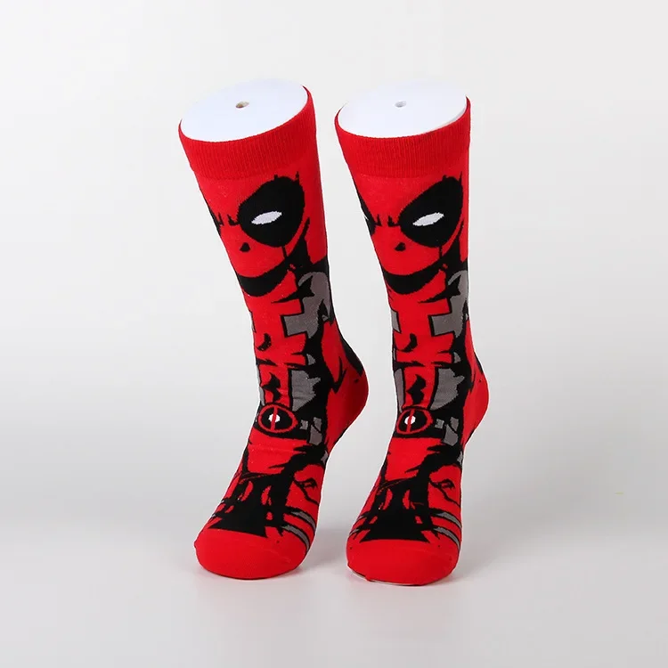 Cartoon-Anime-Marvel-Deadpool-Stockings-Middle-Socks-Casual-Sports ...
