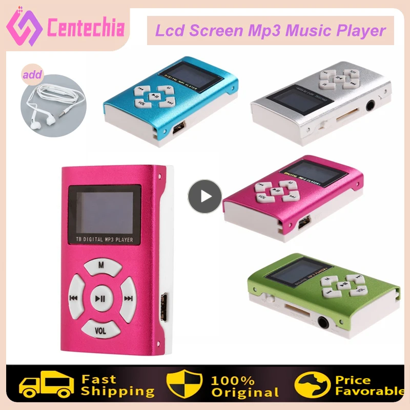 New-Metal-Shell-MP3-Player-Mini-Sports-Walkman-LCD-Screen-3-5mm-Stereo ...
