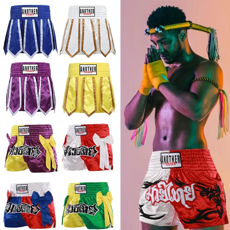 Men-Women-Kickboxing-Shorts-Fight-Tiger-Muay-Thai-Shorts-Kids-Light ...