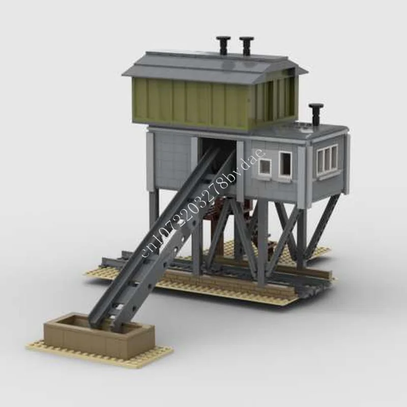 573PCS-MOC-gravel-works-with-railroad-loading-train-Model-Building ...