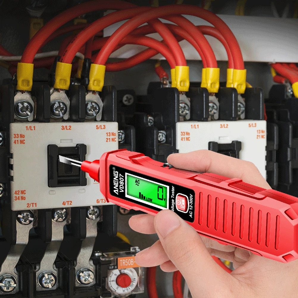ANENG-VD807-Digital-Voltage-Detector-Tester-Pen-AC-12-300V-Voltage ...