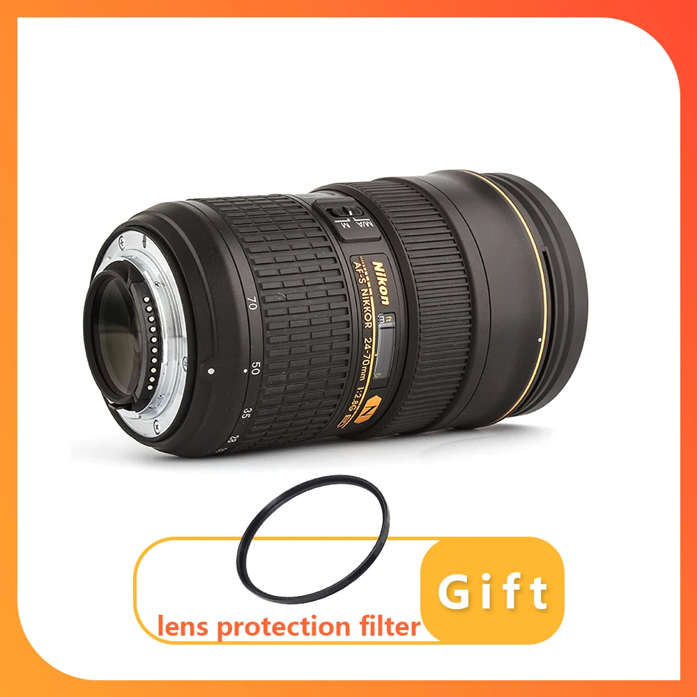 Lente Nikon AF-S 24-70mm f/2,8G ED para cámaras Nikon SLR D610 D600 D750 D810 D800 D800E D850