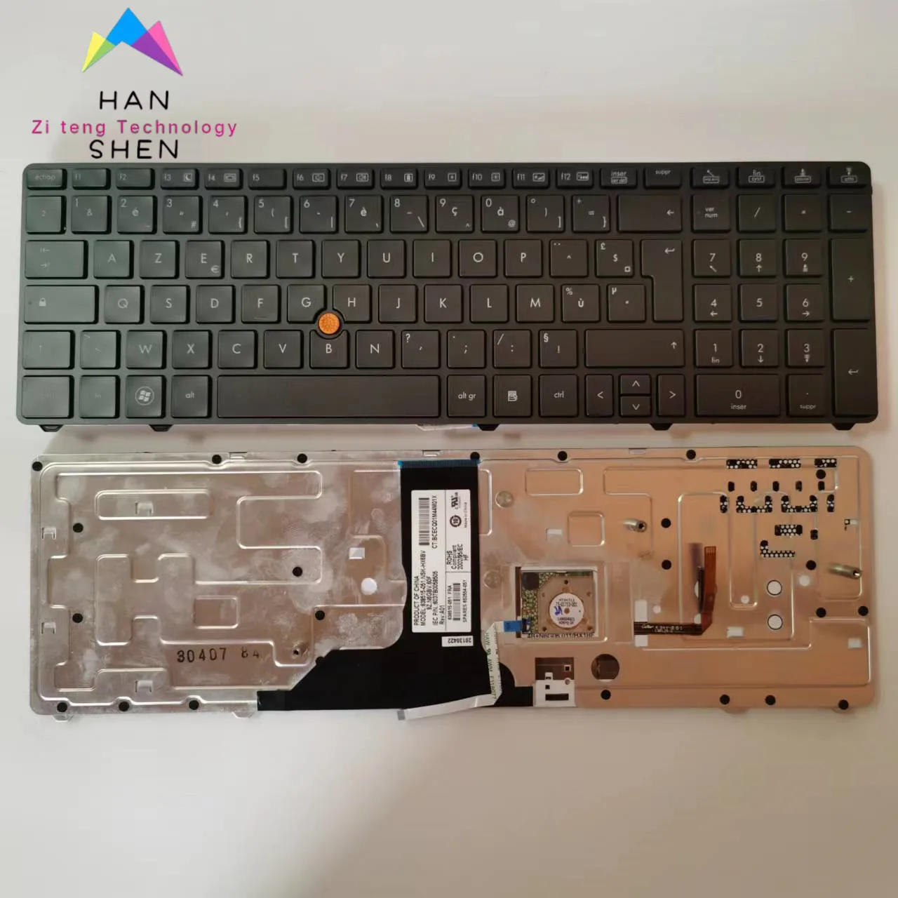 Now-French-Laptop-keyboard-For-HP-EliteBook-8760-8770w-Probook-8760W-8 ...