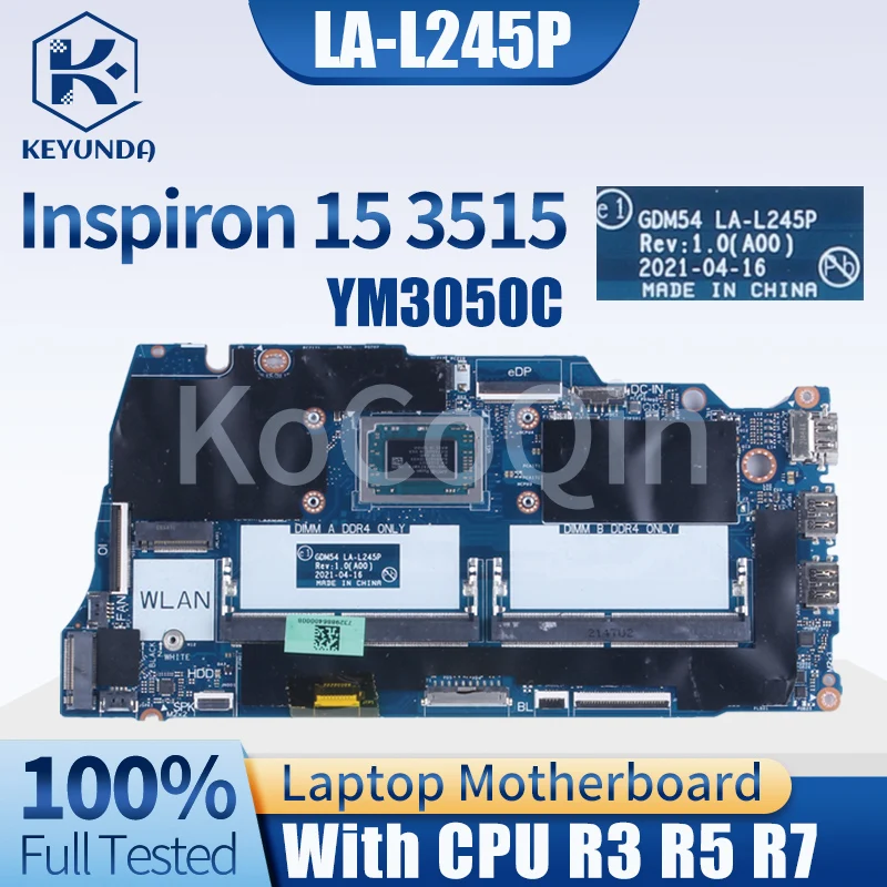 LA-L245P-Para-Dell-Inspiron-15-3515-Notebook-Mainboard-0PY51M-0GW26T ...