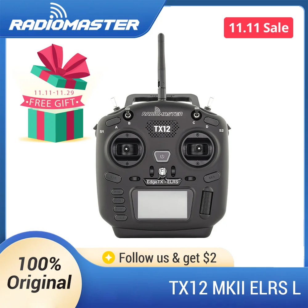 RADIOMASTER-TX12-Mark-II-Radio-Controller-ELRS-CC2500-FCC-LBT-M1-M2-FPV ...