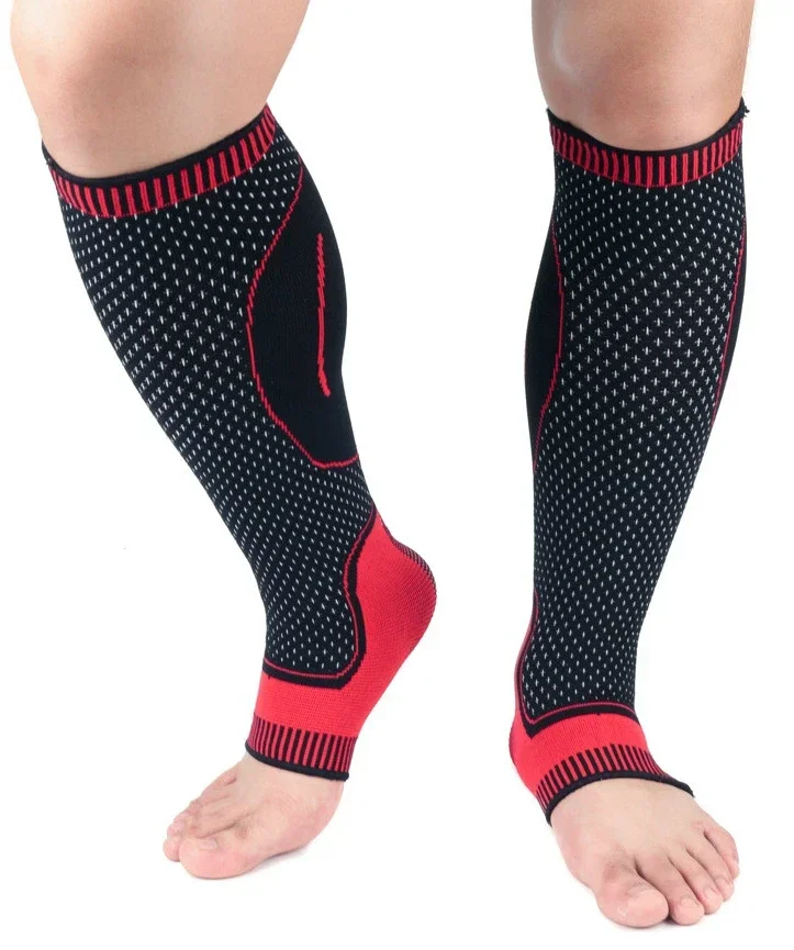 1-Pair-Ankle-Calf-Compression-Sleeve-Socks-Leg-Guard-Warmer-Stocking ...