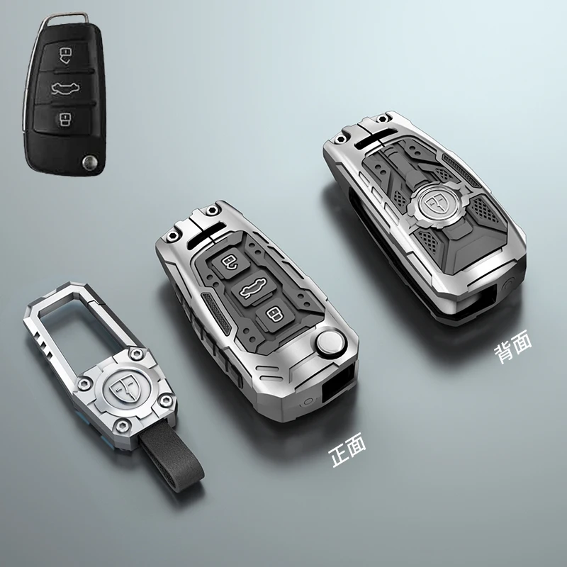 Car Key Case Cover Holder for Audi A1 A3 A6 A6L Q2 Q3 Q7 TTS R8 S6 RS3 ...