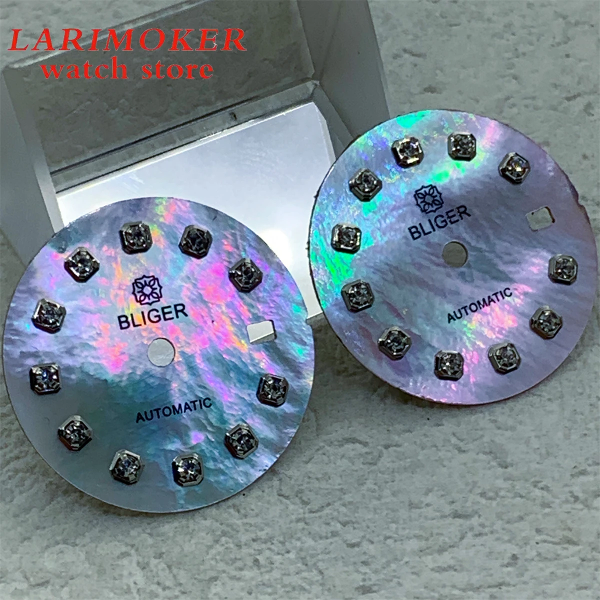 BLIGER-Women-s-watch-dial-20-5mm-pearl-case-glove-multi-color-dial ...