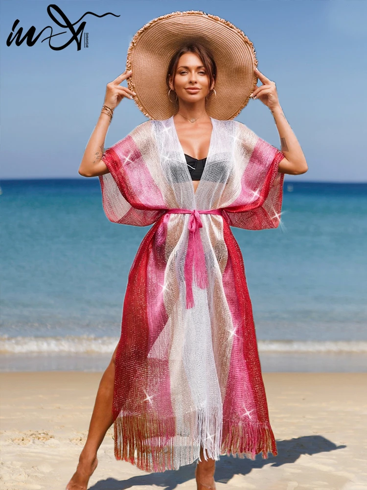 In-X Sexy Bikini Cover up Beach Dress Robe Swimwear for women beachwear ...