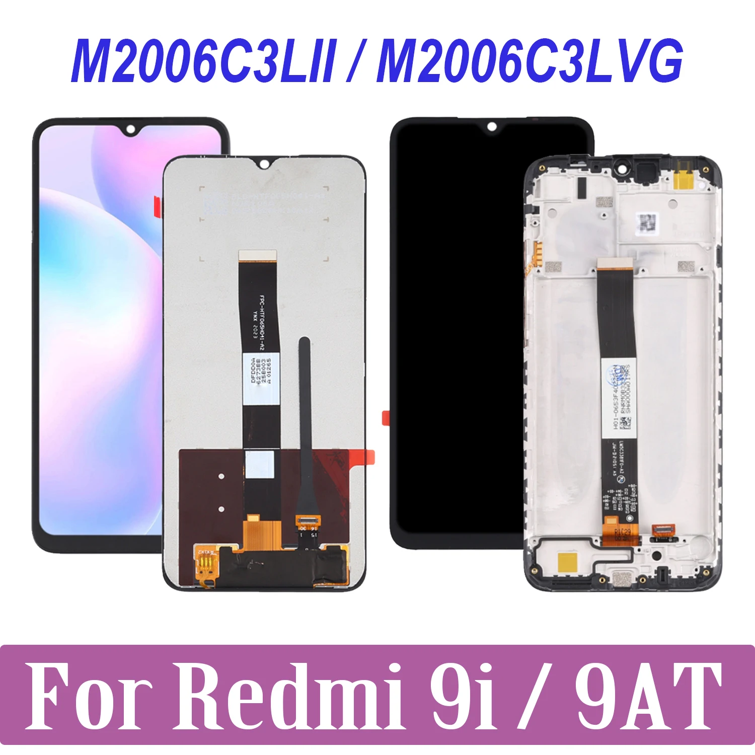 6.53" For Xiaomi Redmi 9i 9AT LCD Display Touch Screen Digitizer ...
