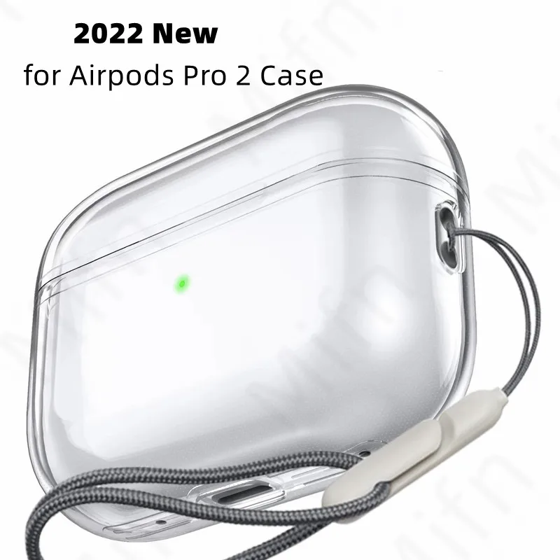 Clear-Case-For-Airpods-Pro-2-Soft-Skin-TPU-Shockproof-Case-Designed-for ...