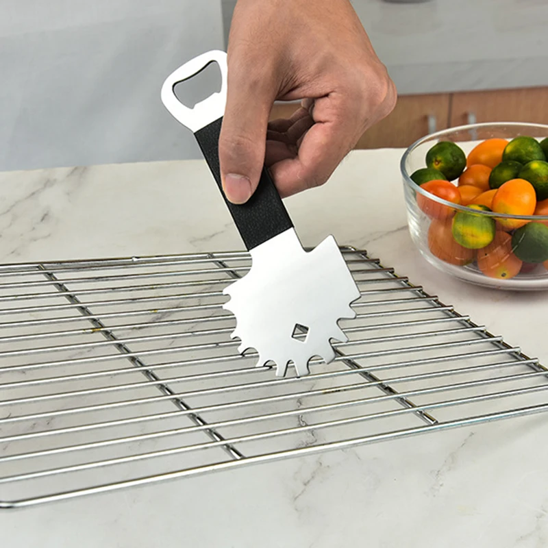 Bbq-Stainless-Steel-Cleaner-Grill-Scraper-Grill-Mesh-Scraper-Cleaner ...