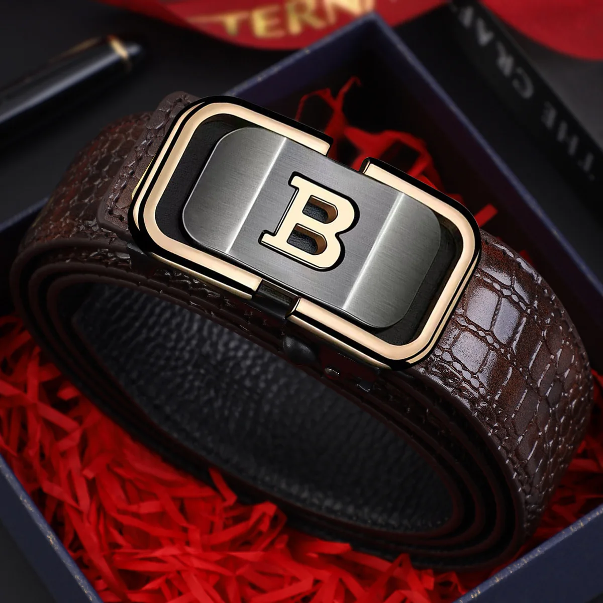 PU-Leather-Belt-Letter-C-C-Metal-Buckle-Fashion-Belt-Waist-Belt ...