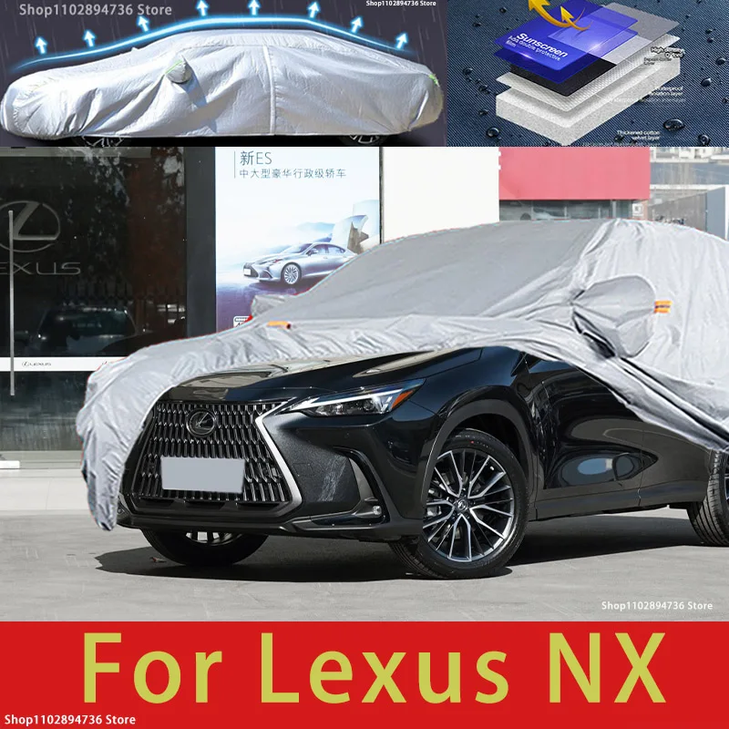 For-Lexus-NX-Outdoor-Protection-Full-Car-Covers-Snow-Cover-Sunshade ...