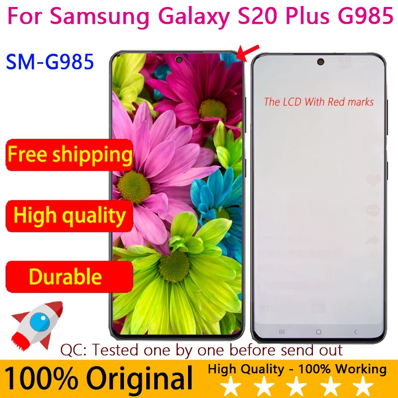 Samsung Galaxy S20 Plus Display Replacement - 100%original Display S20 ...