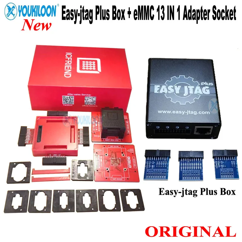 2024-latest-Original-NEW-Easy-Jtag-Plus-Box-Adapter-3-pcs-ICFRIEND-EMMC ...