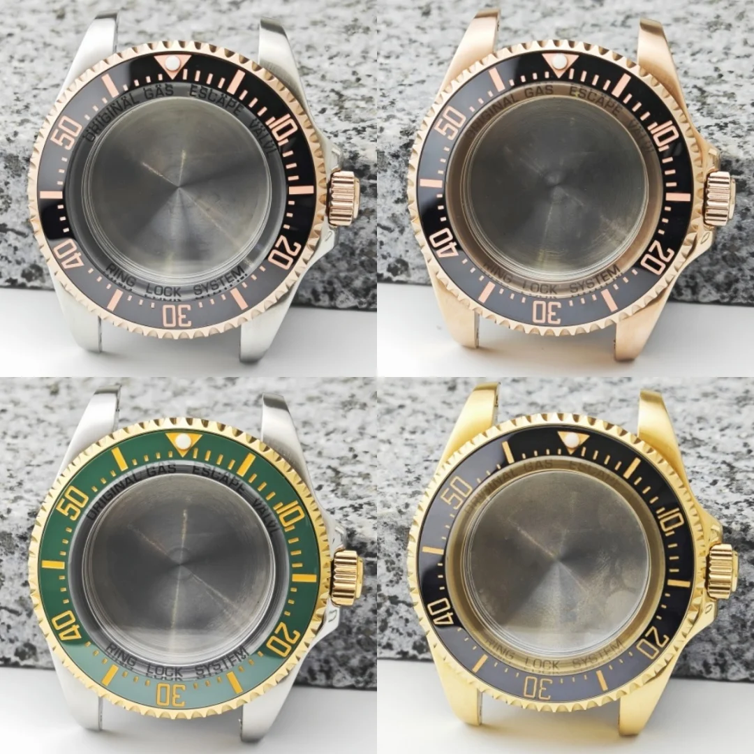 44mm SEA Watch Case Original Gas Escape Valve Fit 28.5mm Dial For Deep ...