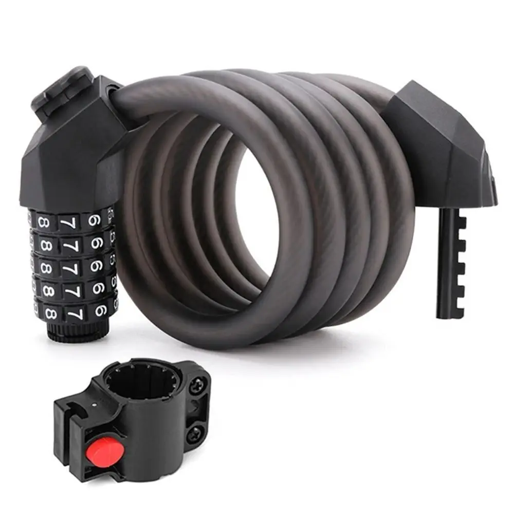 Anti-theft-5-Digit-Code-Bicycle-Lock-Safety-Steel-Wire-5-Digit-Bike ...