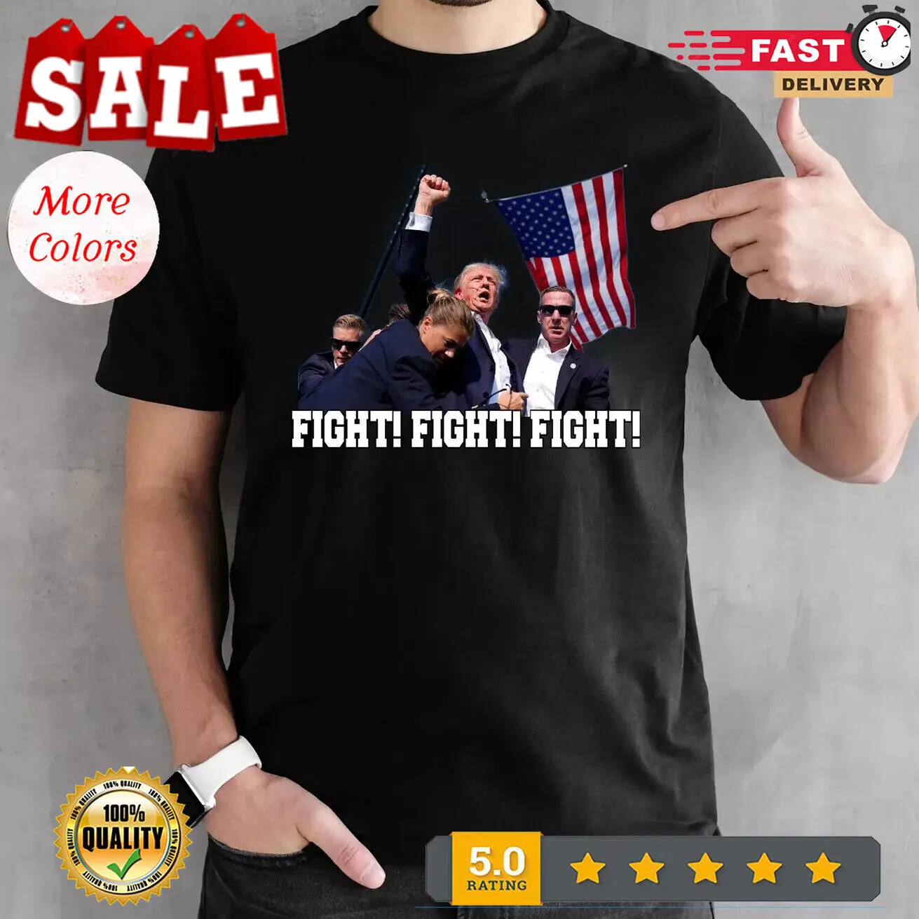 Trump-Fight-Fight-Fight-T-Shirt-Donald-Trump-Defiant-2024-MAGA ...