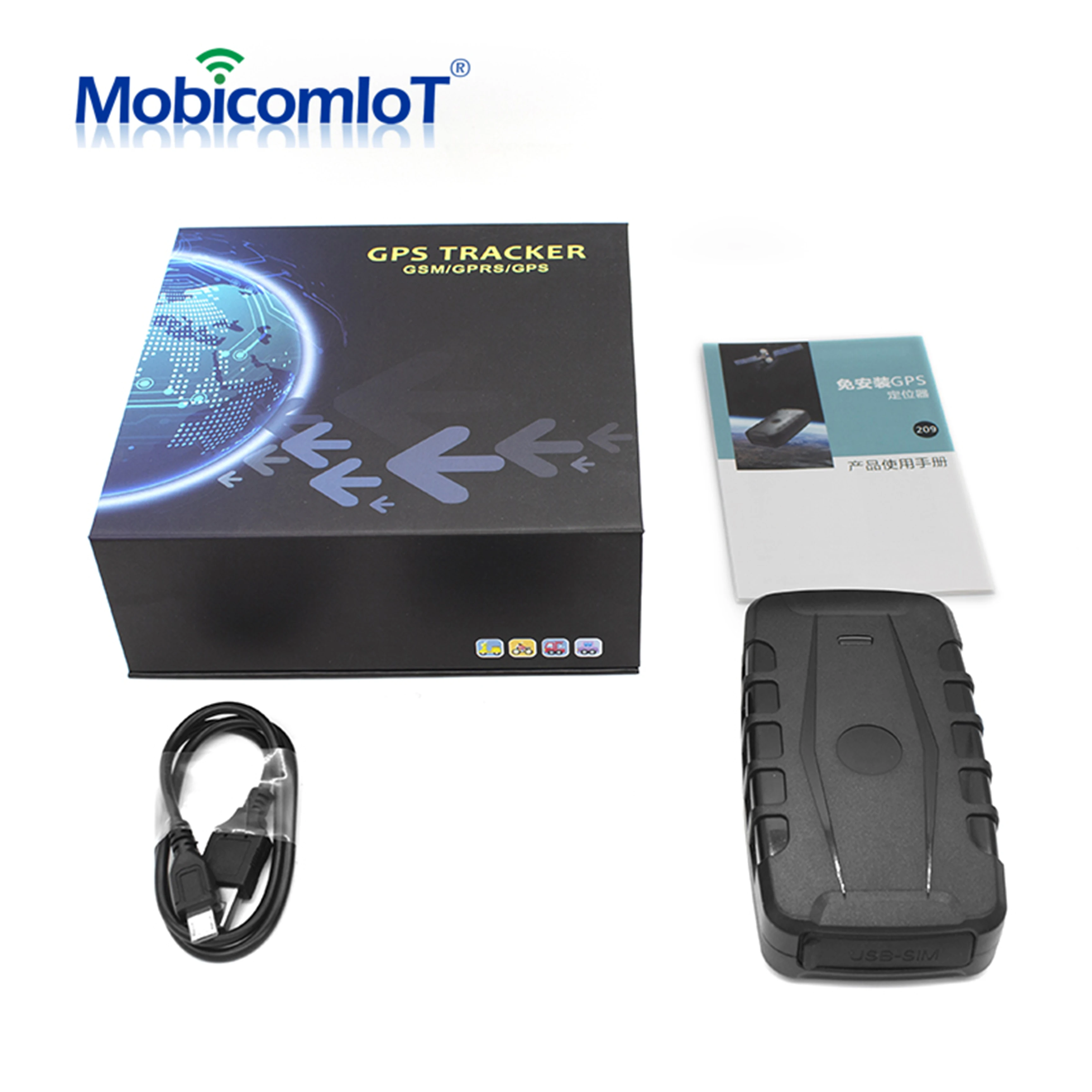 Rastreador GPS para coche, localizador con imán de 20000mAh, resistente ...