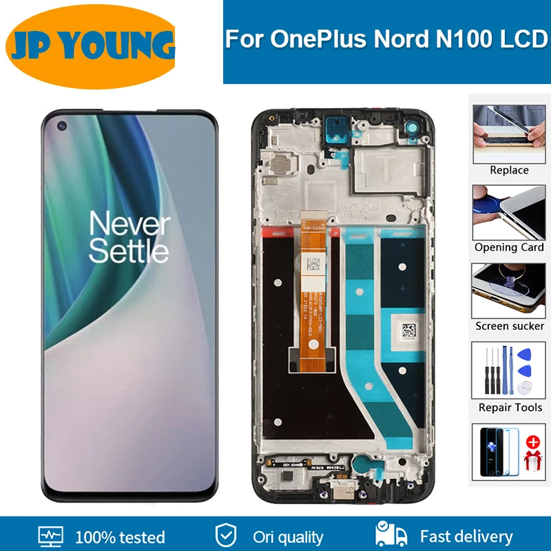 Original Display For Oneplus Nord N100 Lcd 10 Touches Screen ...
