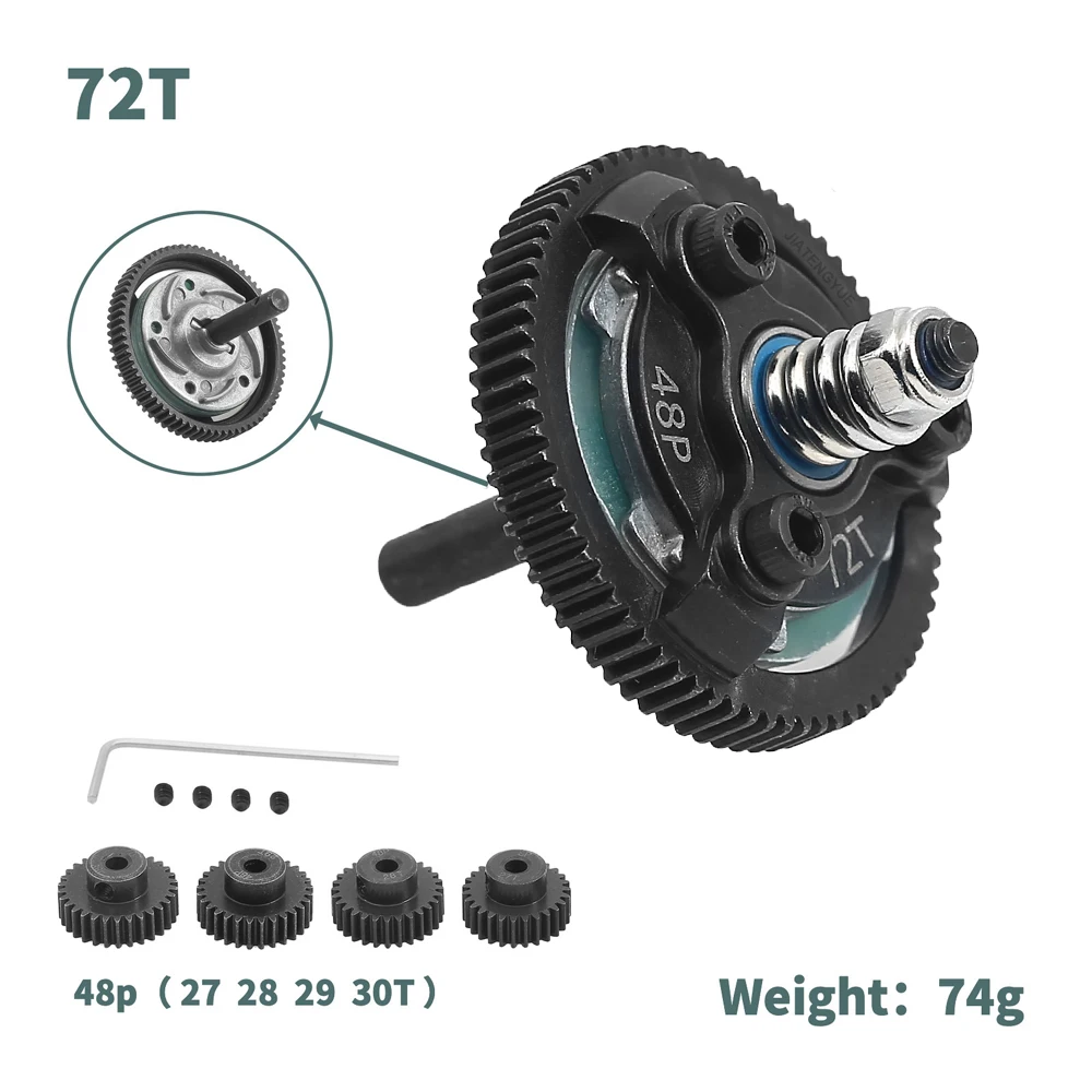 JTY-48P-72T-76T-83T-86T-90T-Upgrade-Transmission-Gear-Set-For-TRAXXAS ...
