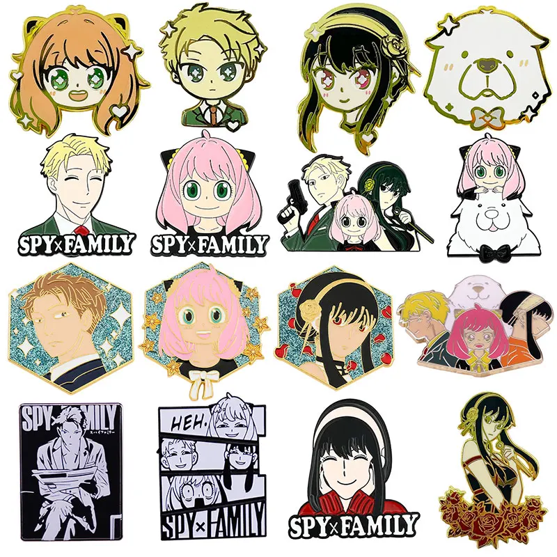 SPY-FAMILY-Badges-Enamel-Pin-Brooch-Cute-Anime-Lapel-Pins-for-Backpacks ...